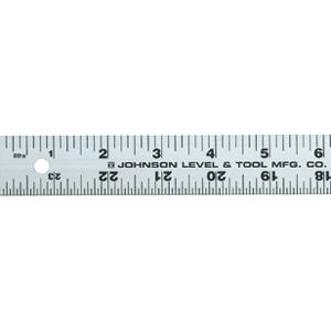 12", 18" and 24" Aluminum Rules | Johnson Level & Tool Mfg Company