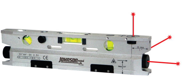 Johnson Level Three-Beam Magnetic Torpedo Laser Dot | 40-6184 | Johnson ...