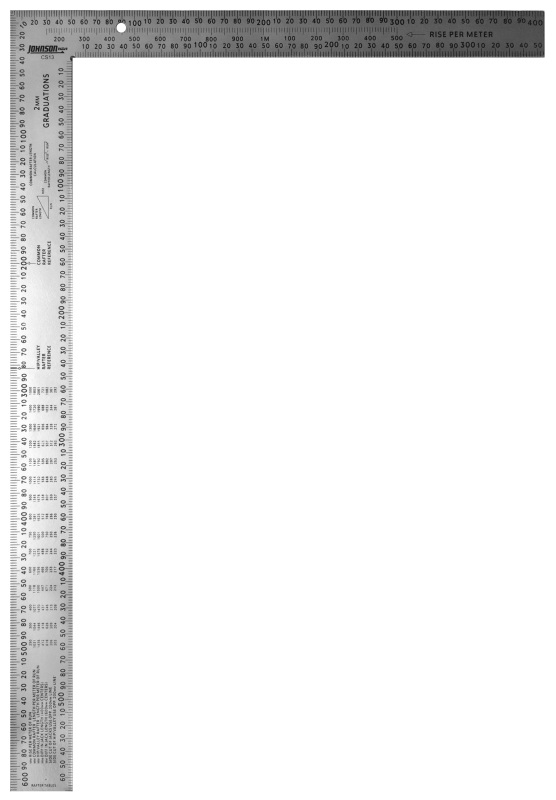 Johnson Level CS13 400mm x 600mm Metric Steel Framing Square | Johnson ...